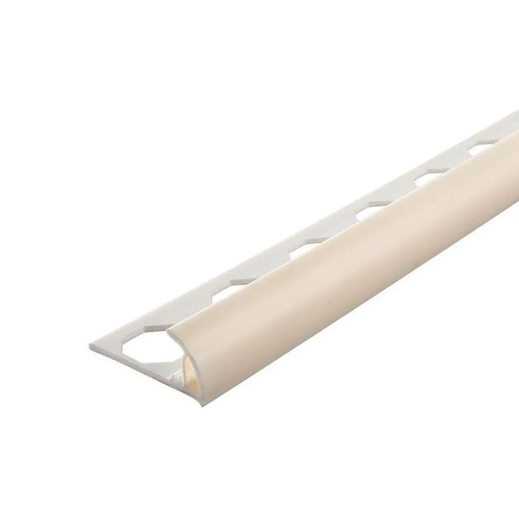 PVC Tile Trim 8′ Ivory Color - Buildmate Home