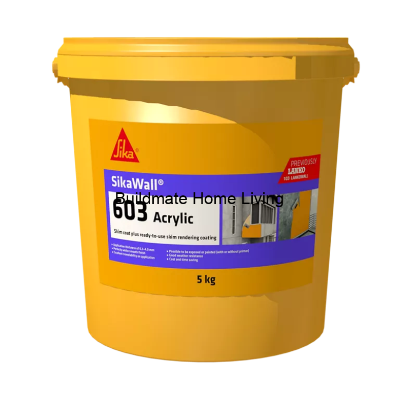 SikaWall 603 Acrylic Skim Coat 25KG - Sika Malaysia