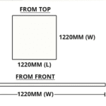 Asbestos 4×4 x 3.2mm UAC / PRIMA Primaflex / Superflex Ceiling (1220 x ...