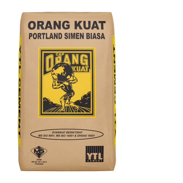 YTL Orang Kuat Ordinary Portland Cement (OPC) 50KG Malaysia
