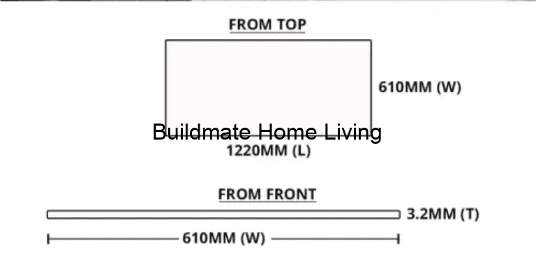 Ceiling Prima Flex Fibre Cement Board 2’x4’x3.2mm - Building home Living