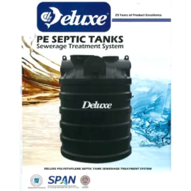 Deluxe 12PE Septic Tank 3700L (Vertical) DST-12 Malaysia