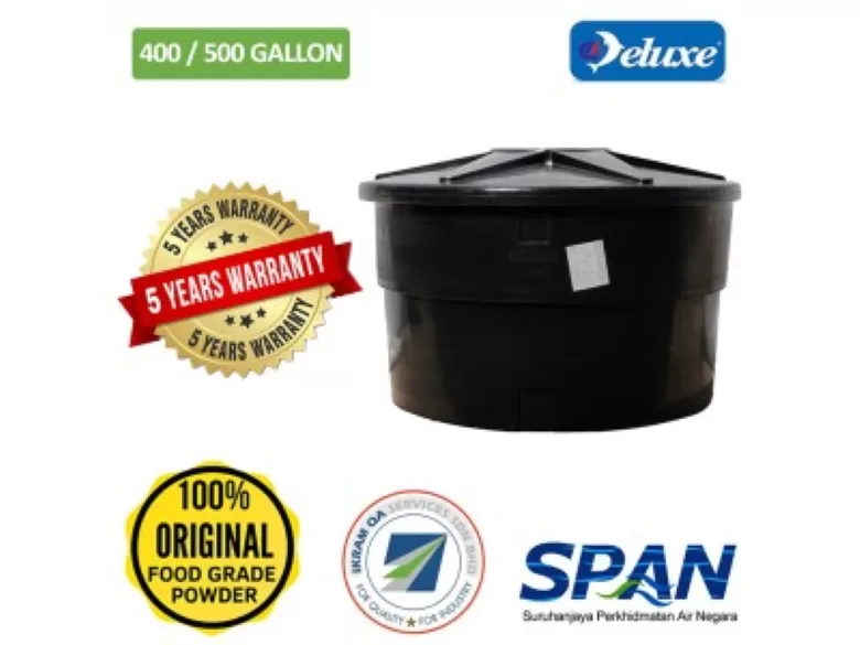 500 Gallon Deluxe Poly Round Water Tank (N 400 RD)
